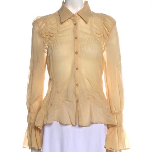 KHAITE | Tops | Khaitesheerblouse | Poshmark